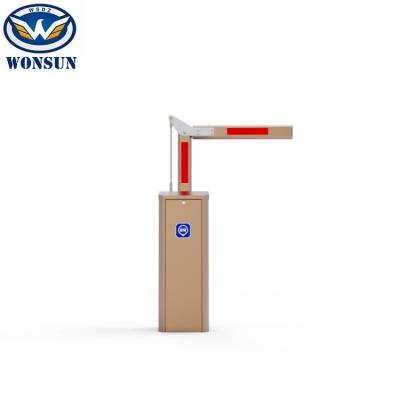 China 3 Generation DC Brushless Automatic Car Parking barrier &Road Traffic Barrier Gate For Parking Access Control Security for sale