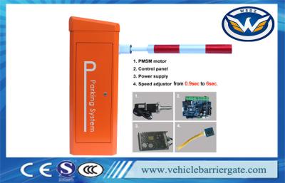 China DC 24V Brushless Motor Parking Lot Arm Gate , Parking Gate Barrier IP54 Adjustable Speed for sale