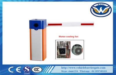 China Heavy Duty AC220V 6M Manual Release Remote Control Traffic Barrier Gate for sale