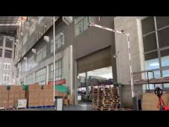 Intelligent Flashing Parking Barrier Gate System IP54 DC Brushless Motor