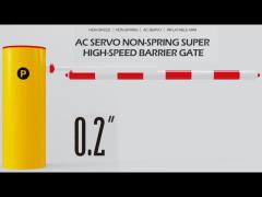 高速道路通行料站用のIP54防水型ACサーボブームバリアゲート