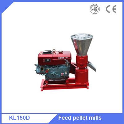 China Diesel engine powered small feed pellet mill wood pellet machinery for sale