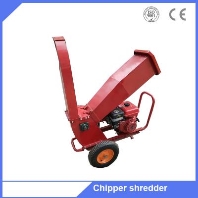 China Mini Gasoline Chipper Tree branches Chipper Shredder Machine for sale
