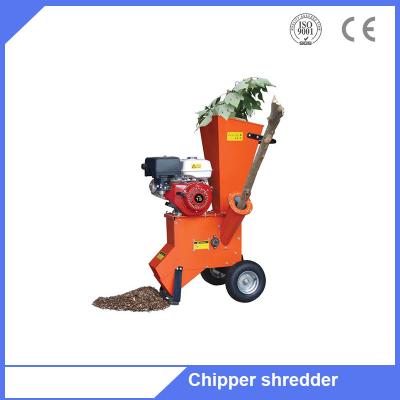 China Gasoline engine driven branch chipper brush chipper with high quality for sale