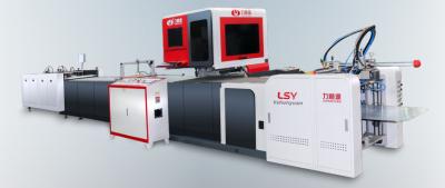 China Automatische visuelle Positionierung Vierseitige Hard Cover Maker Maschine 380V zu verkaufen