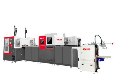 Китай 2 в 1 высокоскоростная двойная головка формирования картонной коробки жесткая коробка машина продается