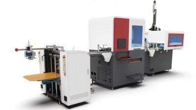 Cina Intelligente macchina automatica ad alta velocità per la fabbricazione di scatole rigide 25-30pcs/min in vendita