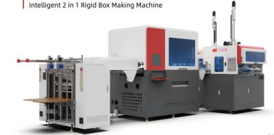 China LY- HB-3000C Intelligent 2 In 1 High Speed Rigid Box Making Machine (within Bubble Pressing Functions）/Automatic Rigid Box Making Machine/Automatic Box Making Machine/ Rigd Box Making Machine for sale