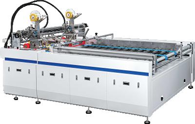 China LY-1500TMJ Automatic Carton Transparent Tape Pasting Machine Large Carton Board Transparent Tape Sticking Machine Servo control tape applying machine for packaging for sale