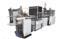China Positioning accuracy ±0.1mm Safe Intelligent Automatic Rigid Box Making Machine mobile phone boxes, watch boxes for sale
