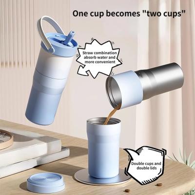 China 15 oz de aço inoxidável isolado caneca de viagem para separar bebidas for sale