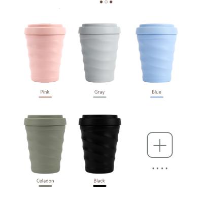 Cina Tazza d'acqua in silicone 8oz / 12oz / 16oz Non tossica BPA libera Riutilizzabile Durable in vendita