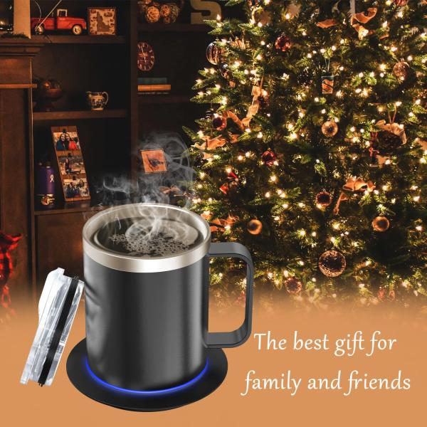 Quality 220 Volts Self Heating Warming Coffee Mugs Capacity 14 Ounces for sale