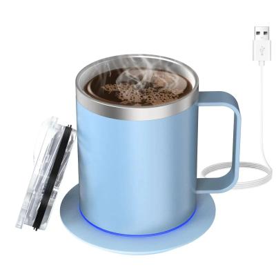 China 220 Volts Self Heating Warming Coffee Mugs Capacity 14 Ounces for sale