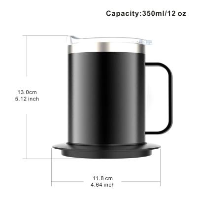 Quality 220 Volts Self Heating Warming Coffee Mugs Capacity 14 Ounces for sale