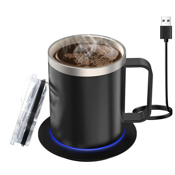 Quality 220 Volts Self Heating Warming Coffee Mugs Capacity 14 Ounces for sale