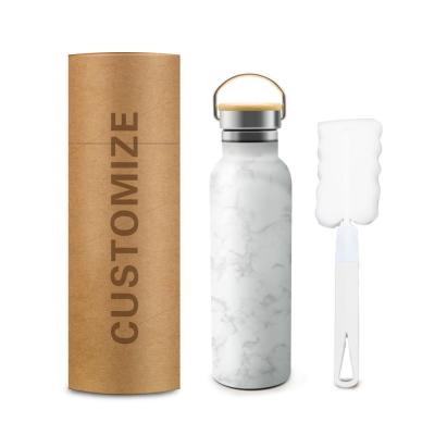 China 500 ml / 18 oz roestvrij staal vacuüm geïsoleerde thermosfles met aangepast logo Te koop