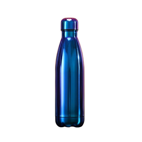 Quality UV Coated Self Cleaning Color Changing Stainless Steel Insulated Thermos Bottle for sale