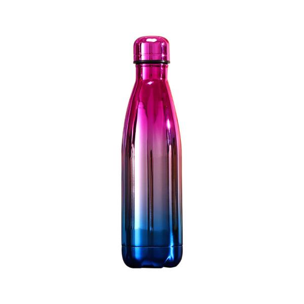 Quality UV Coated Self Cleaning Color Changing Stainless Steel Insulated Thermos Bottle for sale