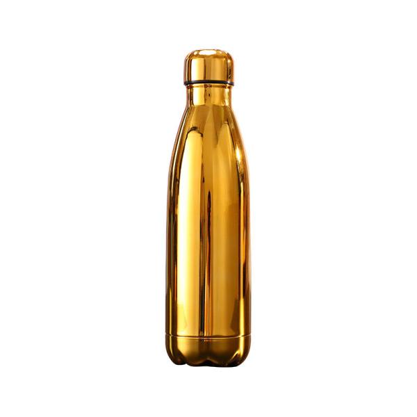 Quality UV Coated Self Cleaning Color Changing Stainless Steel Insulated Thermos Bottle for sale