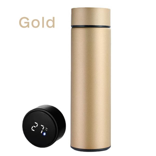 Quality Temperature Display Thermos Digital Smart Water Bottle 500ML for sale
