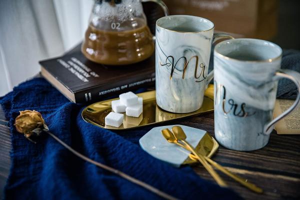 Quality Wedding Gifts Mr And Mrs Ceramic Cups for sale