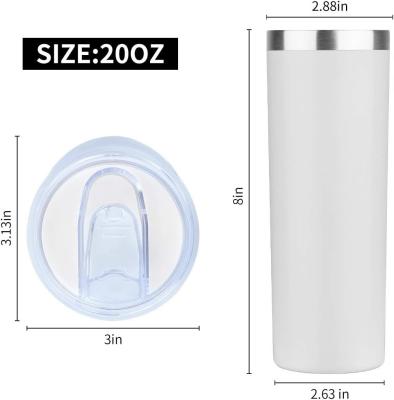 中国 HASLE OUTFITTERS ダブルウォール ステンレス ステンレス スリム 絶縁 タンブラー 20 オンス 販売のため