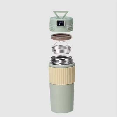 Quality 400ml Smart Touch Display LED Vacuum Stainless Steel Termo Digital Tumbler for sale