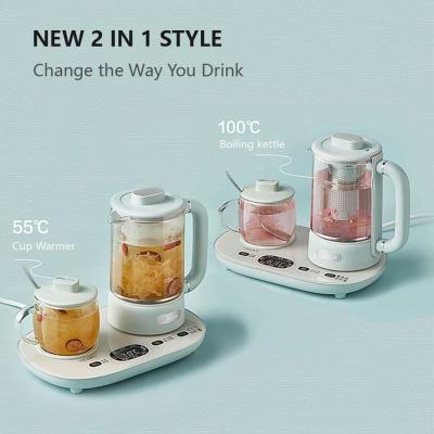 Cina 300 ml e 600 ml Cisterna per infusione di teiera in vetro con infusore di riscaldamento a bollire in vendita