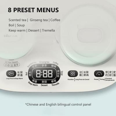 Cina 300 ml e 600 ml Cisterna per infusione di teiera in vetro con infusore di riscaldamento a bollire in vendita