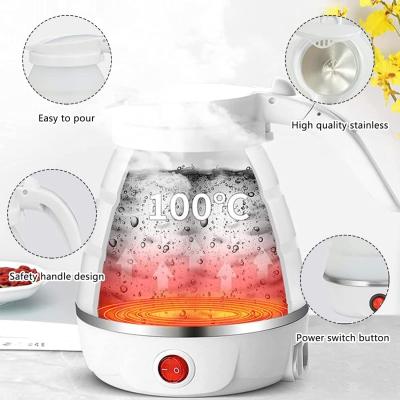 Cina Travel Portable Foldable Electric Kettle, 0.6L Small Collapsible Hot Water Boiler For Coffee Tea in vendita