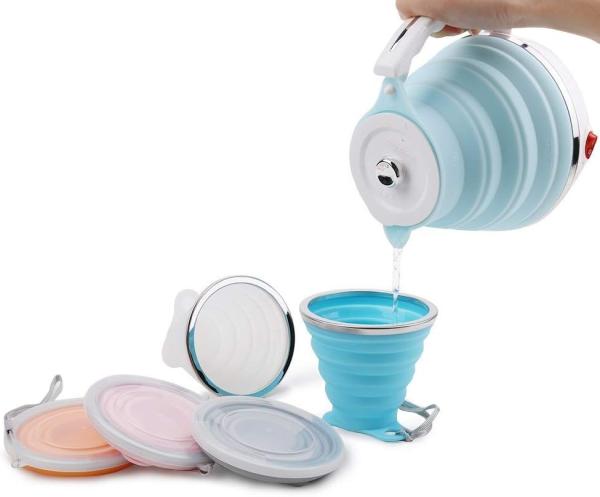 Quality Portable Electric Kettle Foldable Water Boiler For Coffee Tea Fast Boiling Pot for sale
