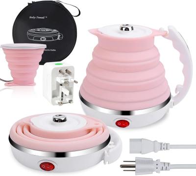 China Caldeirão Elétrico Portátil Caldeira de Água dobrável Para Caixa de Café Chá de Ebulição Rápida 600ml for sale