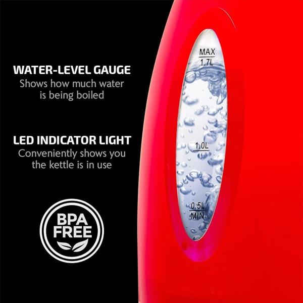 Quality Fast and Trendy Braising Cups Electric Kettle for Clean Drinking Water 1.7L for sale
