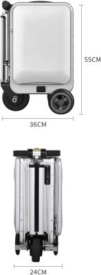 China Smart Electric Spinner Trolley Maleta de viagem com TSA Lock 400mm x 200mm x 100mm à venda