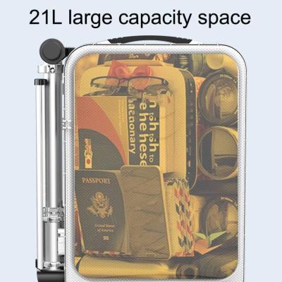 China Smart Electric Spinner Trolley Maleta de viagem com TSA Lock 400mm x 200mm x 100mm à venda