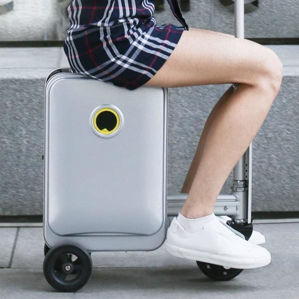 Quality Smart Rideable Suitcase 26L, Lightweight Electric Luggage Scooter For Travel for sale
