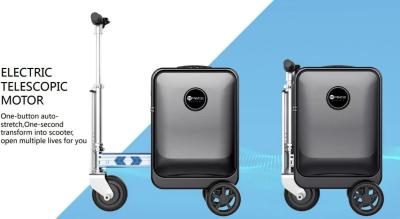 China Smart Rideable Suitcase 26L, lichtgewicht elektrische bagagescooter voor reizen met digitaal slot, waterdicht en lichtwei Te koop