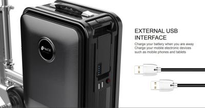 China Smart Rideable Suitcase 26L, lichtgewicht elektrische bagagescooter voor reizen met digitaal slot, waterdicht en lichtwei Te koop