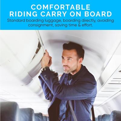 China Smart Rideable Suitcase 26L, lichtgewicht elektrische bagagescooter voor reizen met digitaal slot, waterdicht en lichtwei Te koop