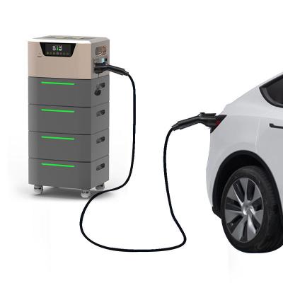 China Resgate de emergência na estrada Estação de carregamento de EV doméstico Banco de energia de carro 20Kw Ac Carregador EV móvel portátil com armazenamento de bateria for sale