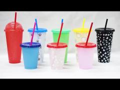 24oz de plástico PP Holograma Copo de Café Suporte Personalização
