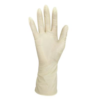 China Natural Rubber Latex Powder Free Gloves OEM Disposable Surgical Gloves Natural White for sale