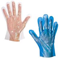 China Lightweight Disposable CPE Gloves Transparent Gloves For Food Processing for sale