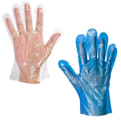 China Lightweight Disposable CPE Gloves Transparent Gloves For Food Processing for sale