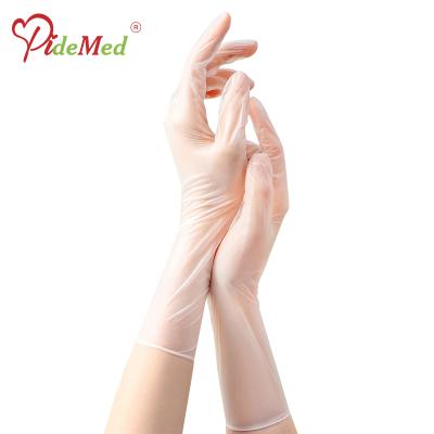 China Single Use Vinyl Exam Gloves Large Comfortable Fit Clear Non Latex Gloves Durable for sale