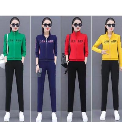 China Casual Sports Suits Women's 2022 Autumn New Fashion Spring And Autumn Two-Piece Suit for sale