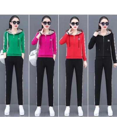 China Sports And Leisure Fashion Suit Women's Clothing 2022 Spring And Autumn New Two-Piece Trend for sale