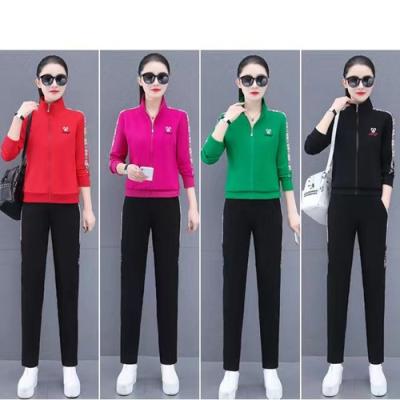 China Casual Sportswear Suit Women's Spring And Autumn New Fashion Autumn Two-Piece Suit for sale