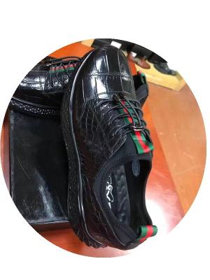 China Crocodile Pattern Sneakers Men's Shoes Summer Breathable 2022 New Casual Beanie Shoes Men's Leather Shoes Men's Trendy for sale